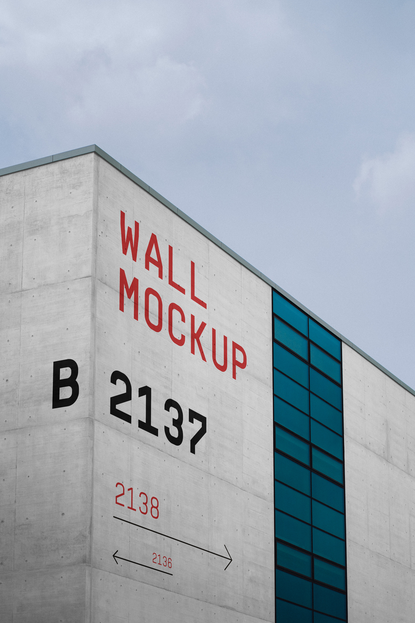 Free Building Facade PSD Mockup - A Type of Amigo