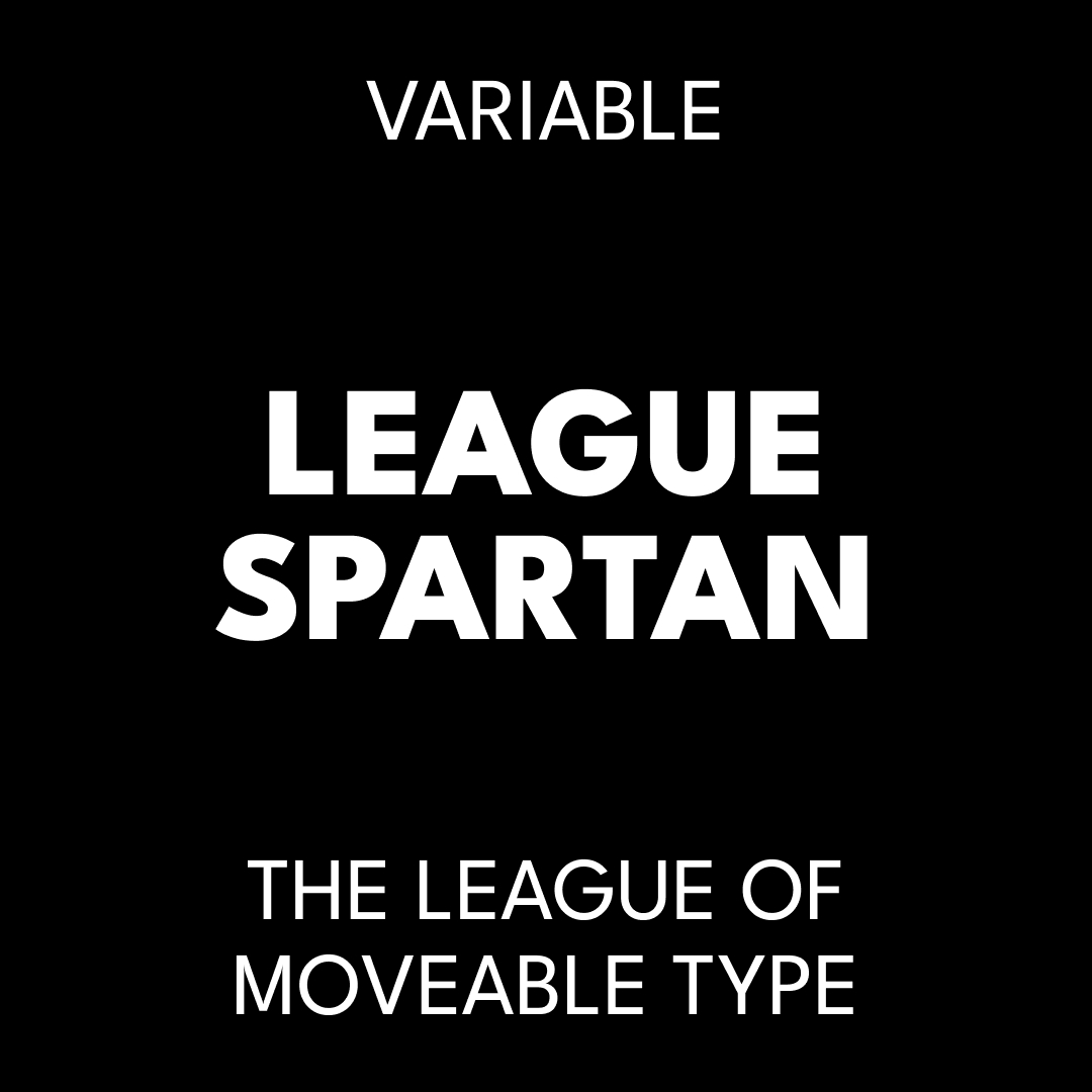 League Spartan - Free Font Download- A Type of Amigo