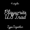 Playwrite US Traditional - Free Font Download- A Type of Amigo