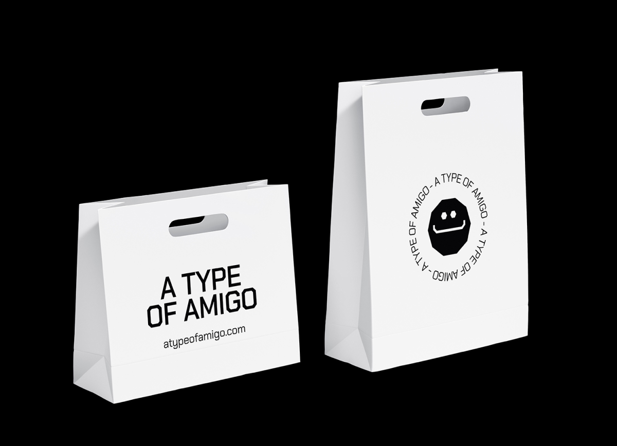 2 Paper Carry Bags Free Mockup - A Type of Amigo
